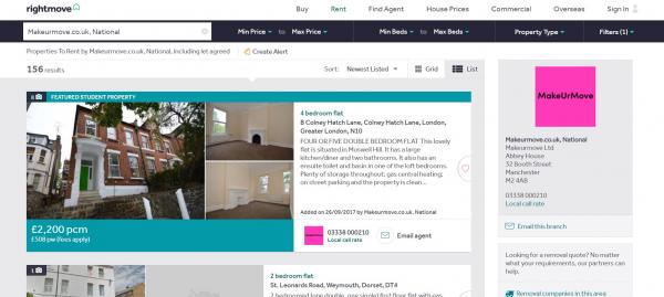 How can landlords advertise on Rightmove?
